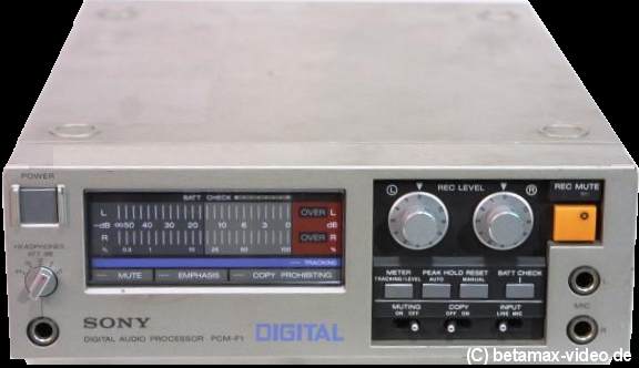 PCM-F1 Digital Audio Processor